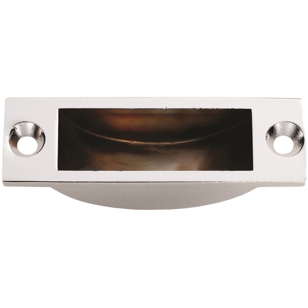 Recessed Floor Flush Bolt Socket 62 x 25mm - 53mm Fixing Centres Polis ...