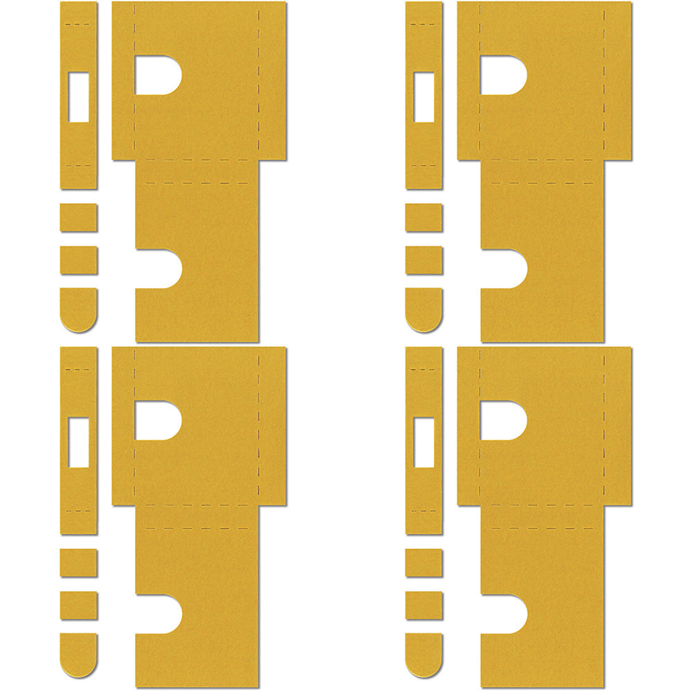 4 PACK - Fire Brigade Lock Kit Intumescent Strip Pack Set- Fire Smoke ...