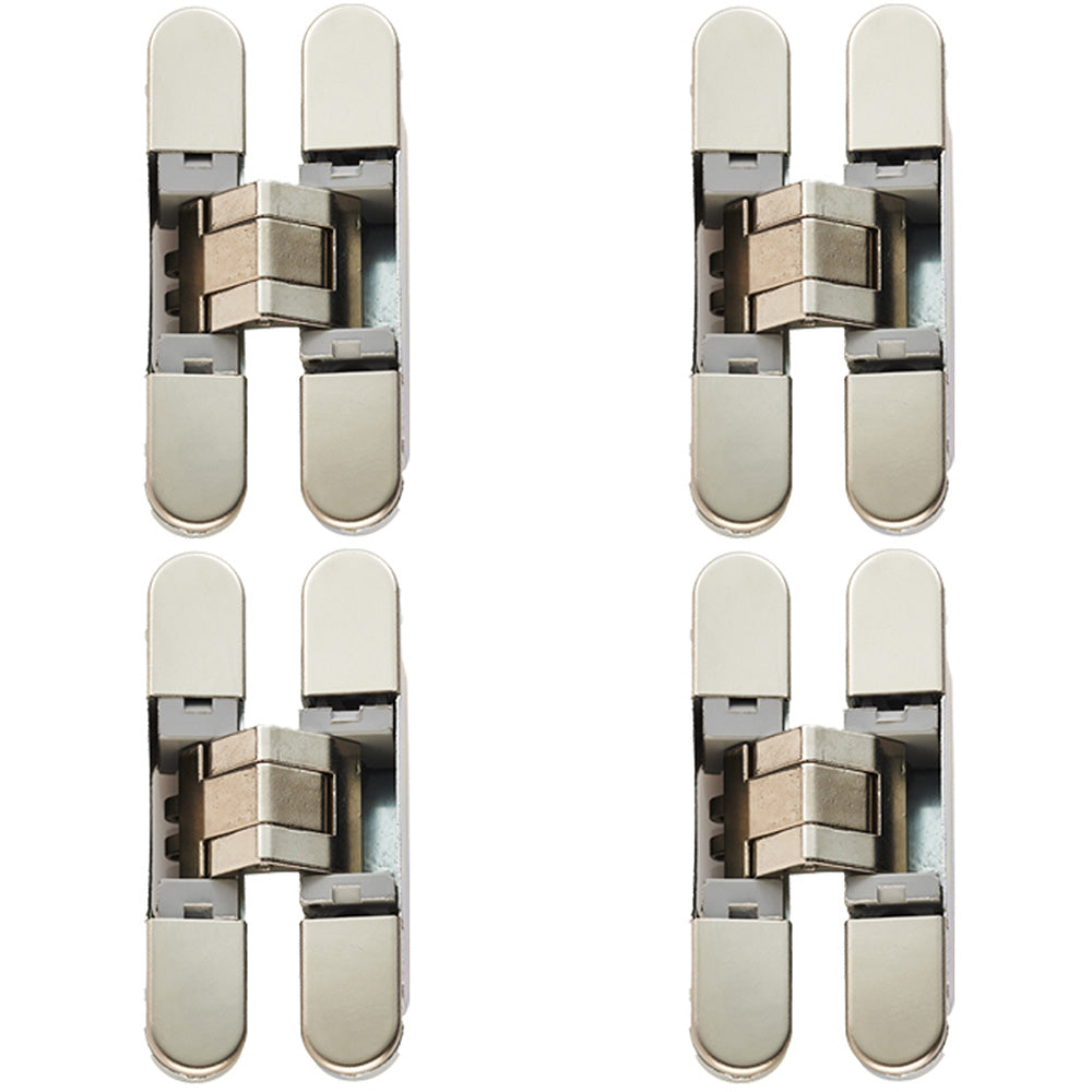 4 PACK - 3D Adjustable Concealed Cabinet Hinge - 180 Degree Opening Wa ...