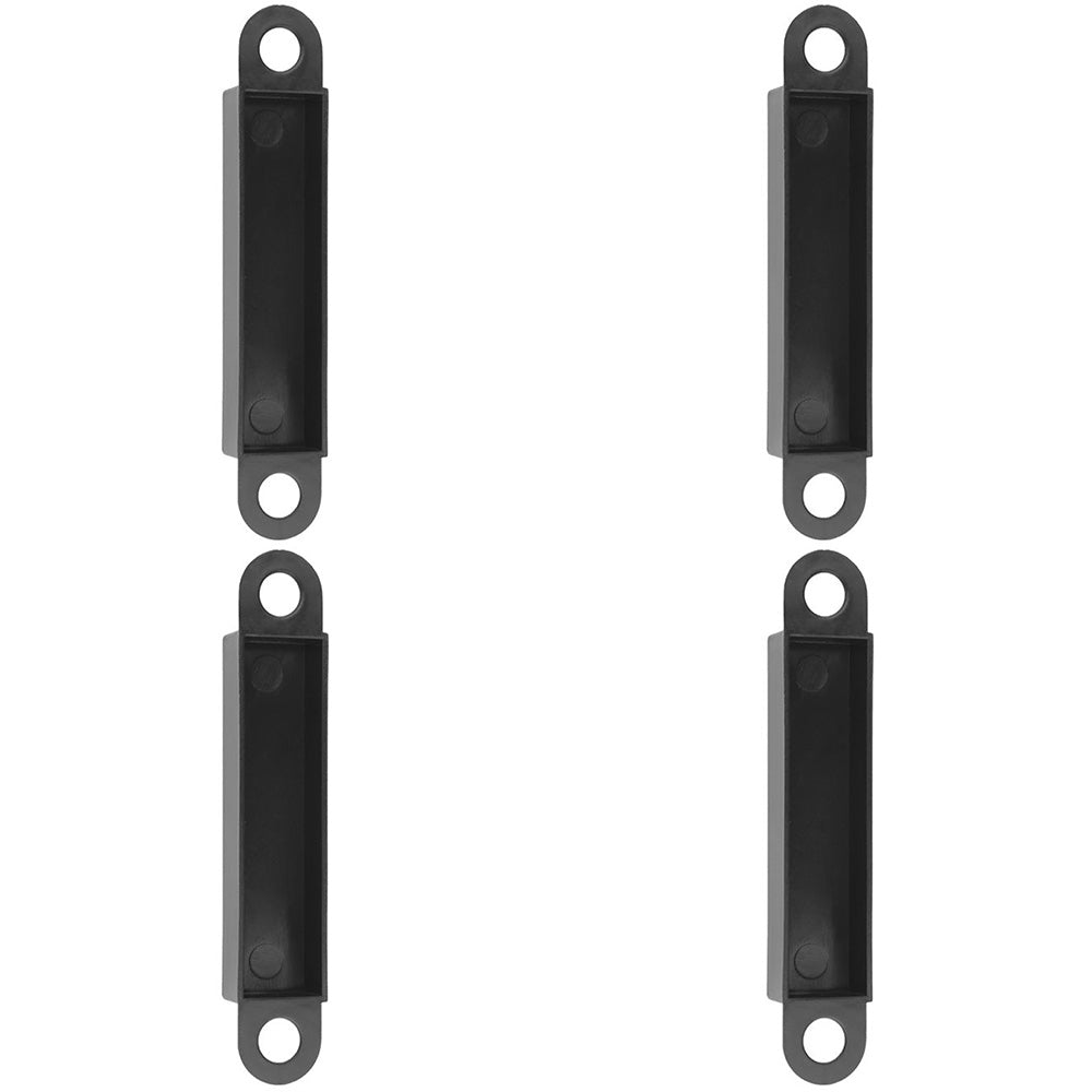4 PACK - Door Frame Plastic Back Box for Contract Sashlock - Black Rec ...