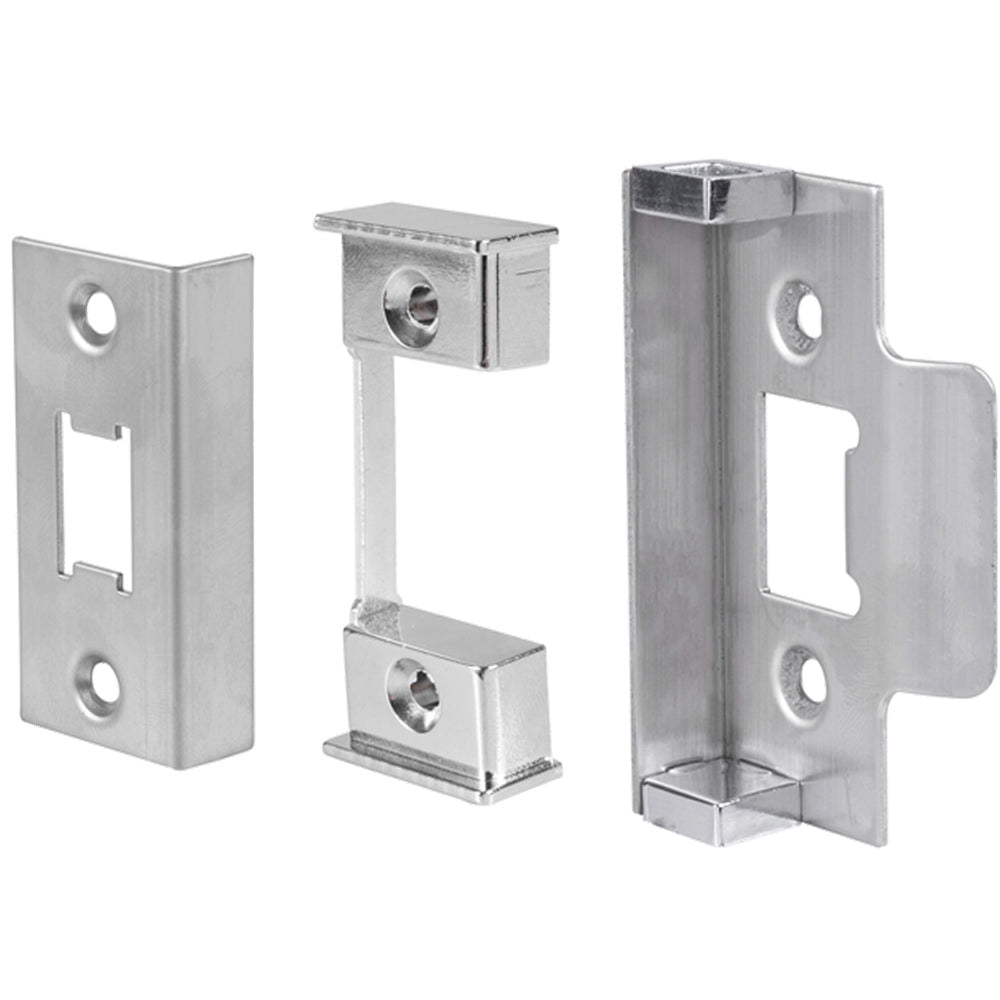 Rebate Set For Double Door Heavy Sprung Tubular Latches - Satin Steel ...
