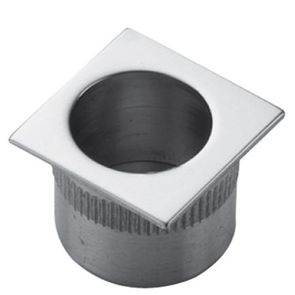 Small Recessed Sliding Door Flush Pull - 30mm Square 23mm Depth Satin ...