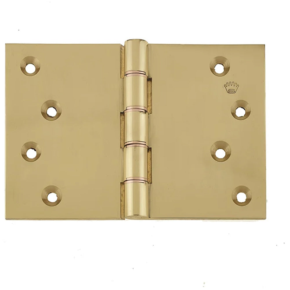 Premium Projection Hinge 102x151x3.5mm in Polished Brass Finish - Door ...