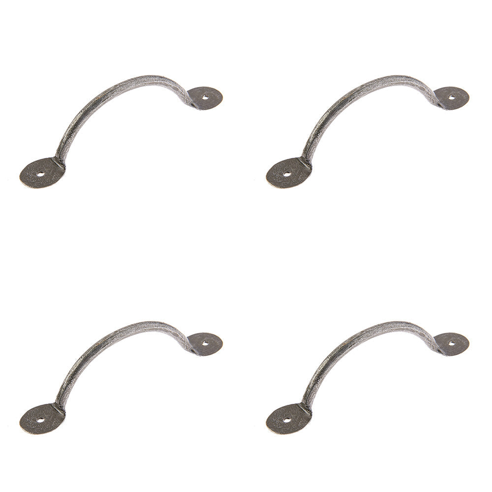 4 PACK Elegant Pewter Bow Cabinet Handle 127x35mm - Kitchen Drawer Pul ...