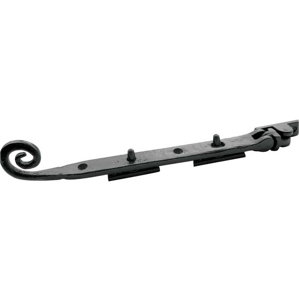Antique Black Curly Tail Casement Stays - 200mm - Window Peg Bar ...