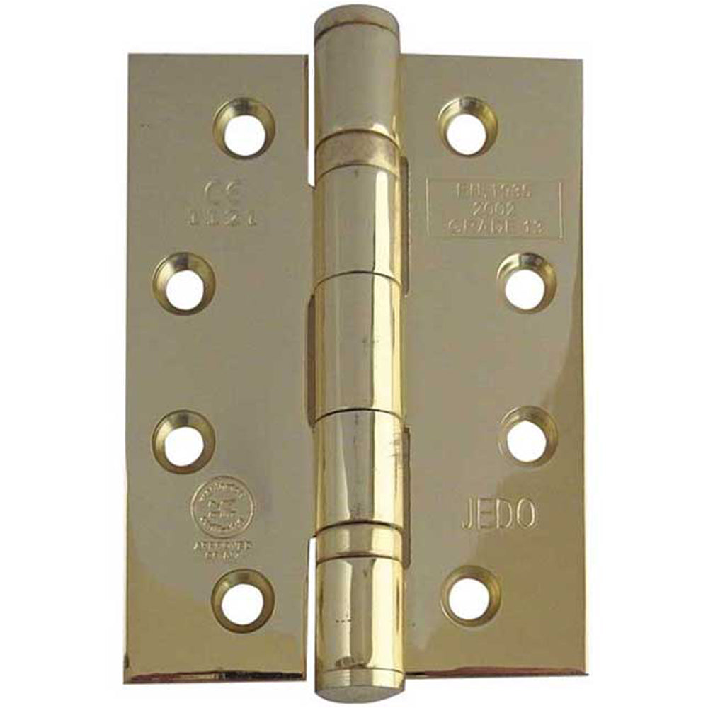 Heavy-Duty Certifire Stainless Steel Ball Bearing Hinges - 102x76x3mm — LoopsDirect