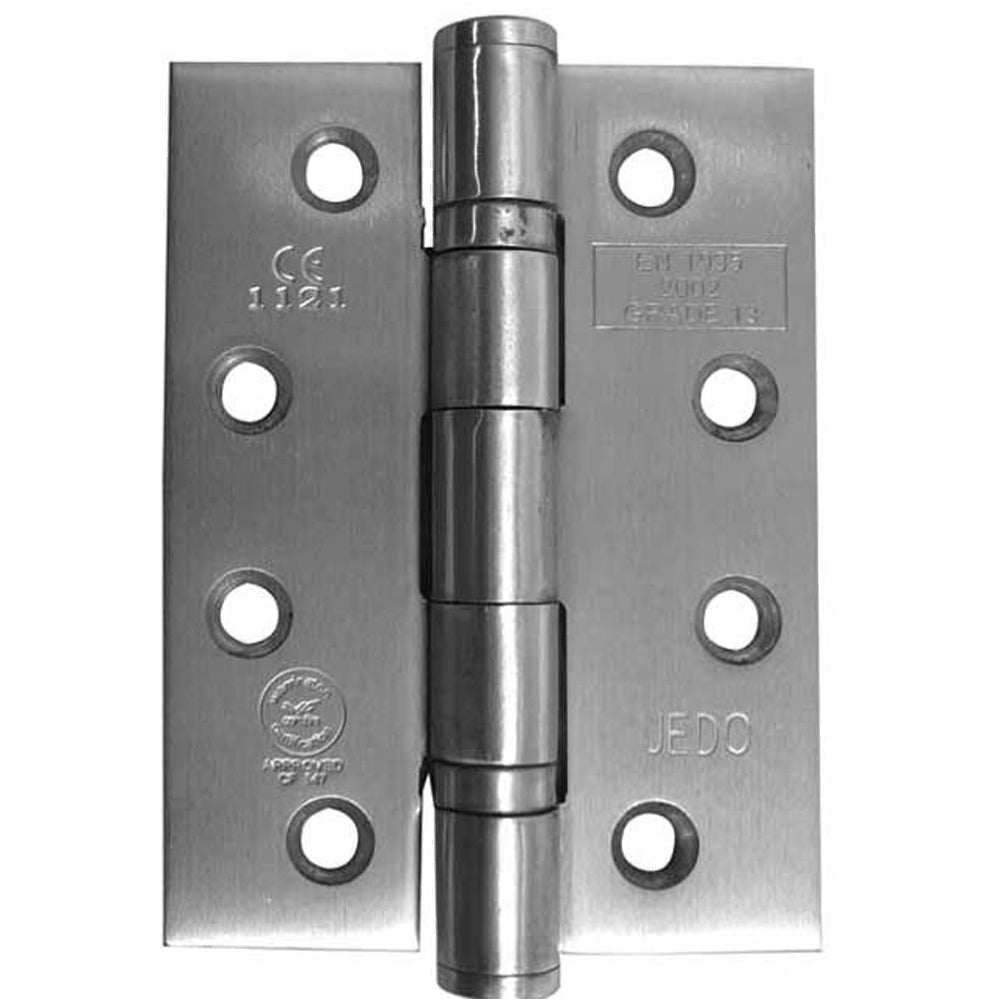 Premium Grade 13 Stainless Steel Ball Bearing Hinges - 102x76x3mm Sati — LoopsDirect
