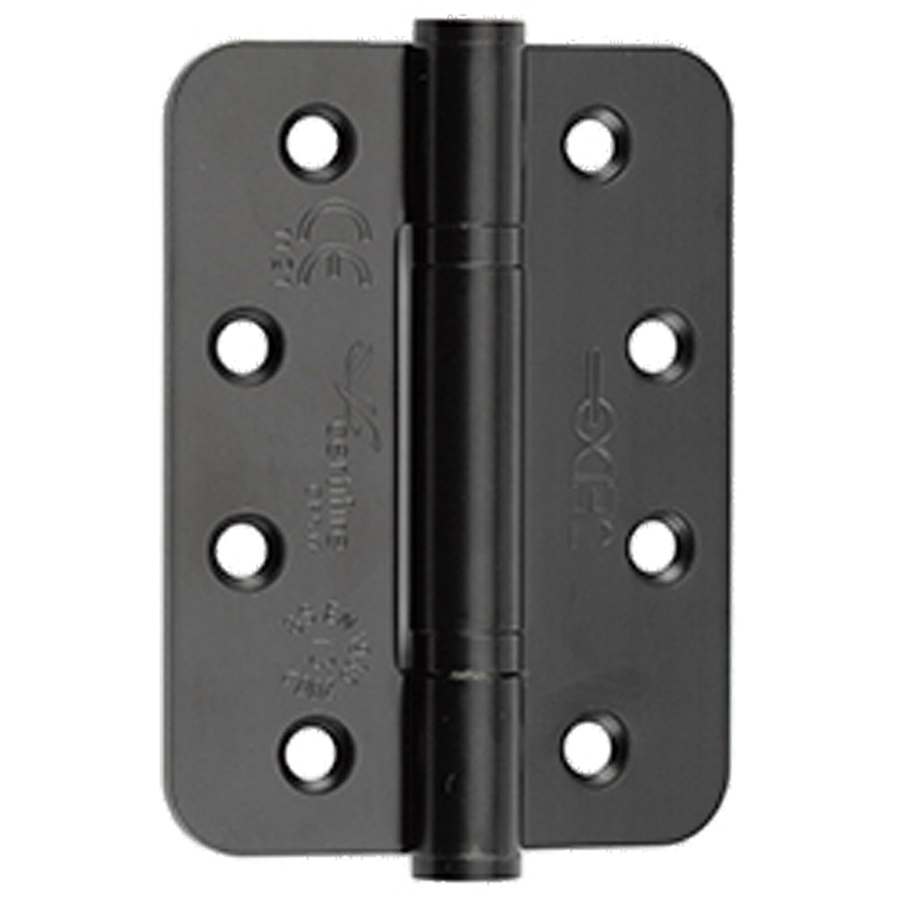 Premium Stainless Steel Grade 13 Radiused Black Polymer Bearing Hinges — LoopsDirect