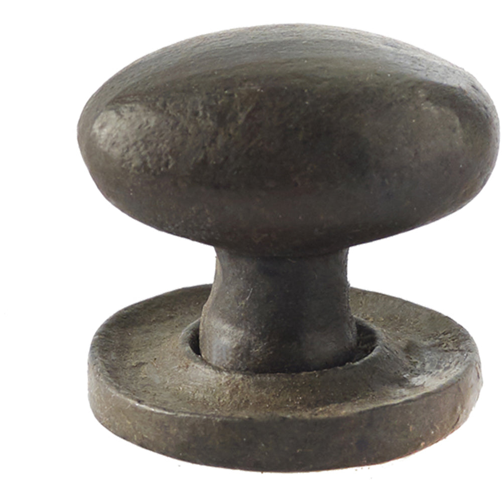 Elegant Oval Cupboard Knob in Beeswax Finish - 27x36mm - Kitchen Cabin ...