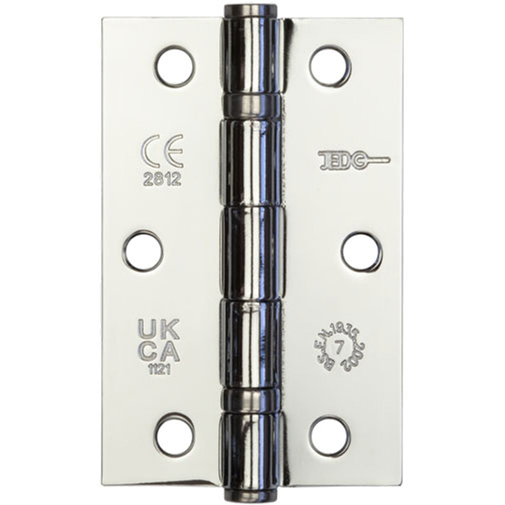 Premium Steel Ball Bearing Hinge 89x58mm Polished Chrome for Smooth Op ...