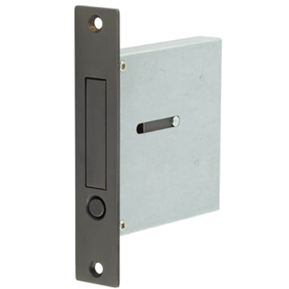 Elegant Dark Bronze Sliding Door Edge Pull for Modern Homes — LoopsDirect