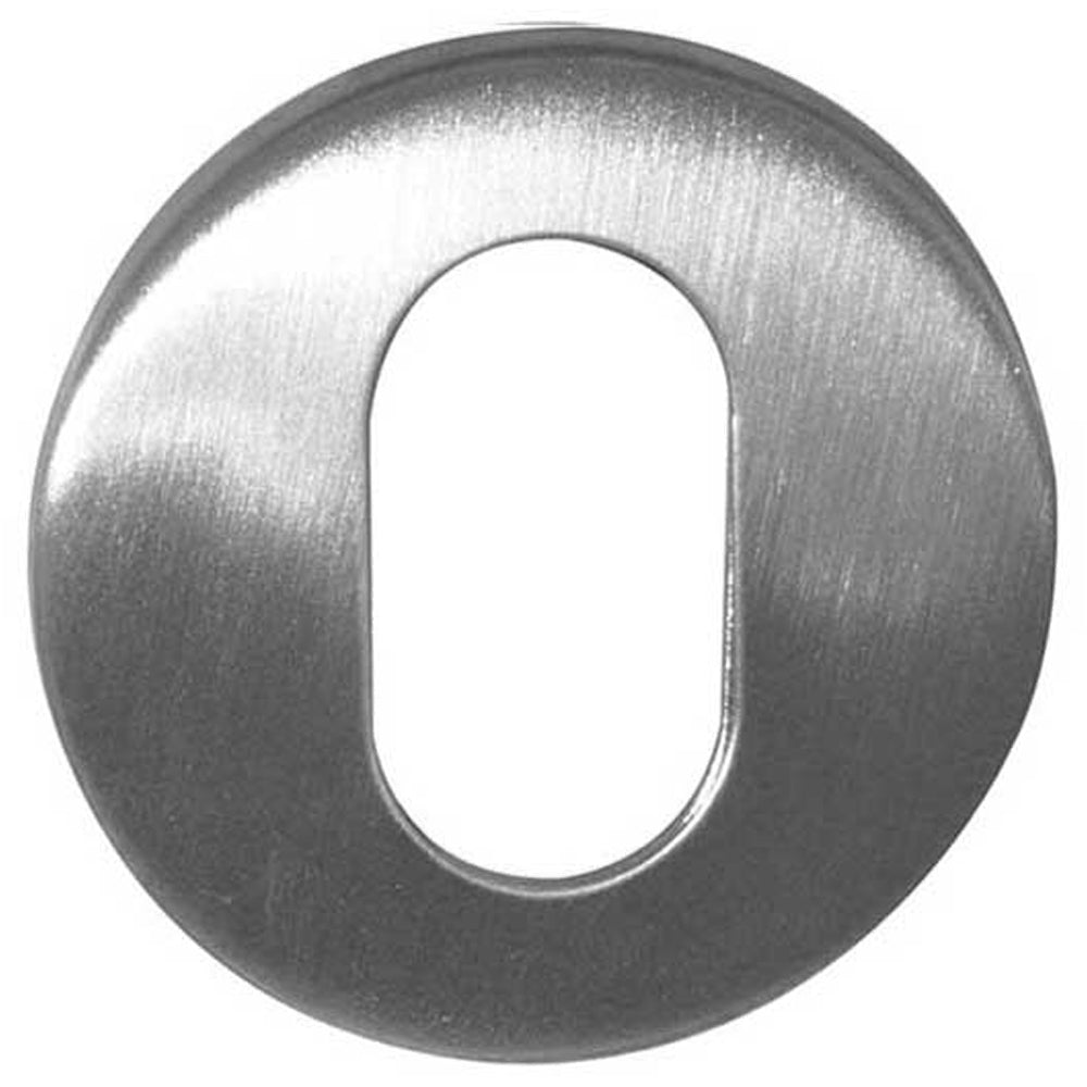 Premium Satin Stainless Steel Oval Profile Escutcheons 52x8mm Grade 30 ...