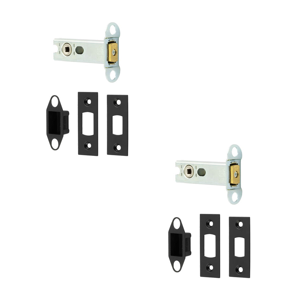 2 PACK Durable 76mm Heavy Duty Tubular Deadbolts in Black for Maximum ...