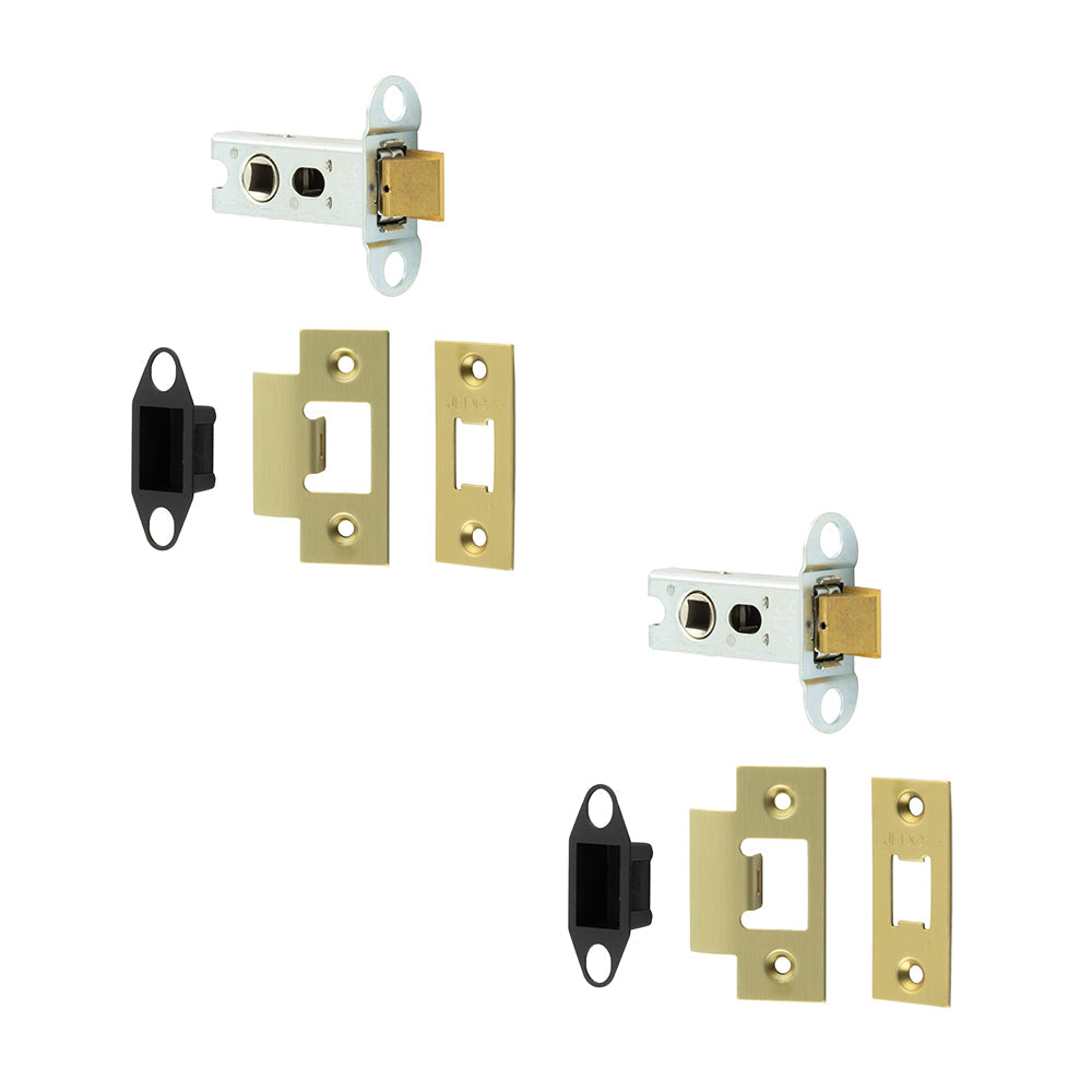 2 PACK Heavy Duty 64mm Tubular Latches for Secure Doors — LoopsDirect