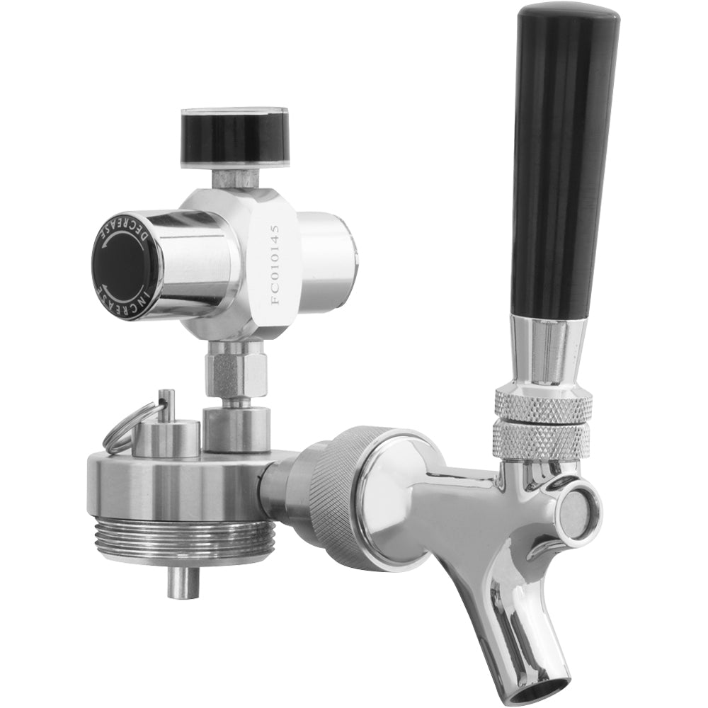 Growler Keg Beer Tap & CO2 Regulator - Pint Pulling Draught Nozzle - U ...