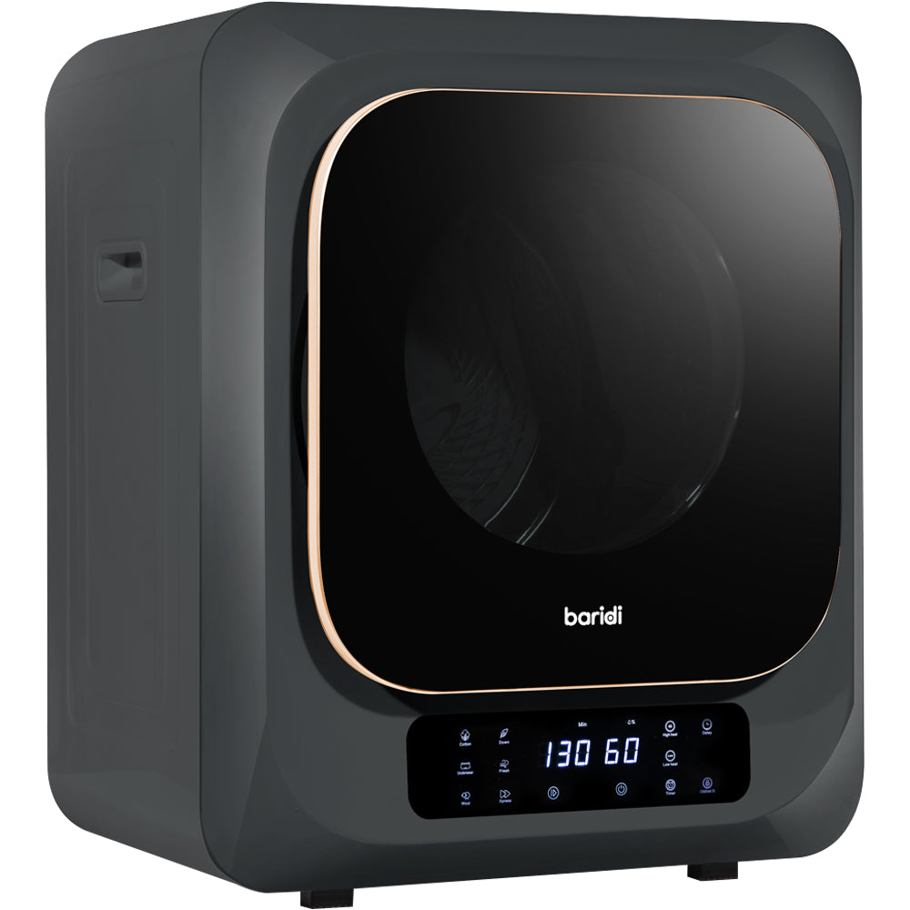 2.5KG Portable Worktop Tumble Dryer - Black Compact Mini Clothes Spin ...