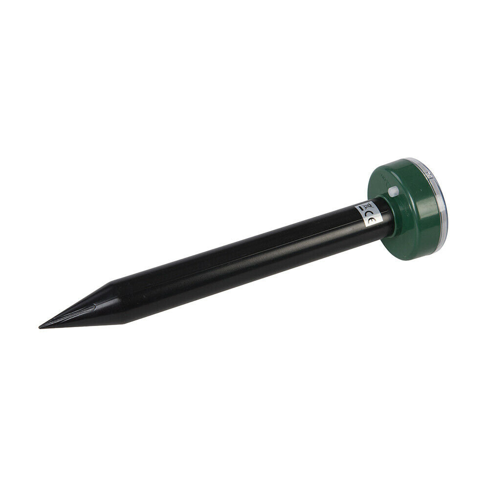 290mm Sonic Mole Repelling Ground Spike 650m Square Range Solar Powere ...