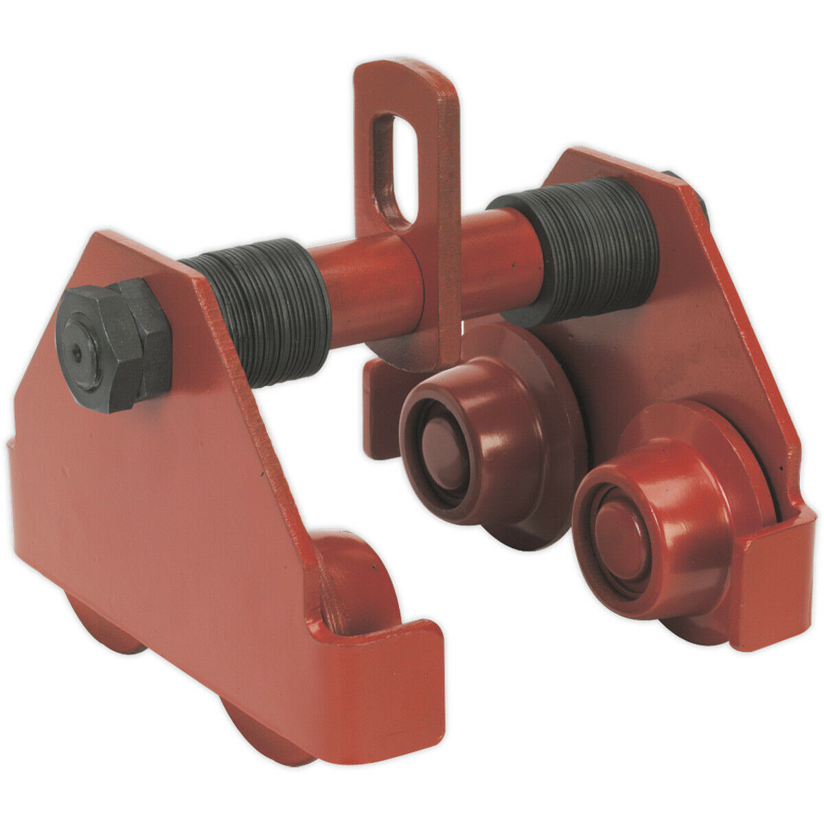 0.5 Tonne Beam Trolley - Mounted Lifting Point - I-Beam RSJ Trolley Ho ...