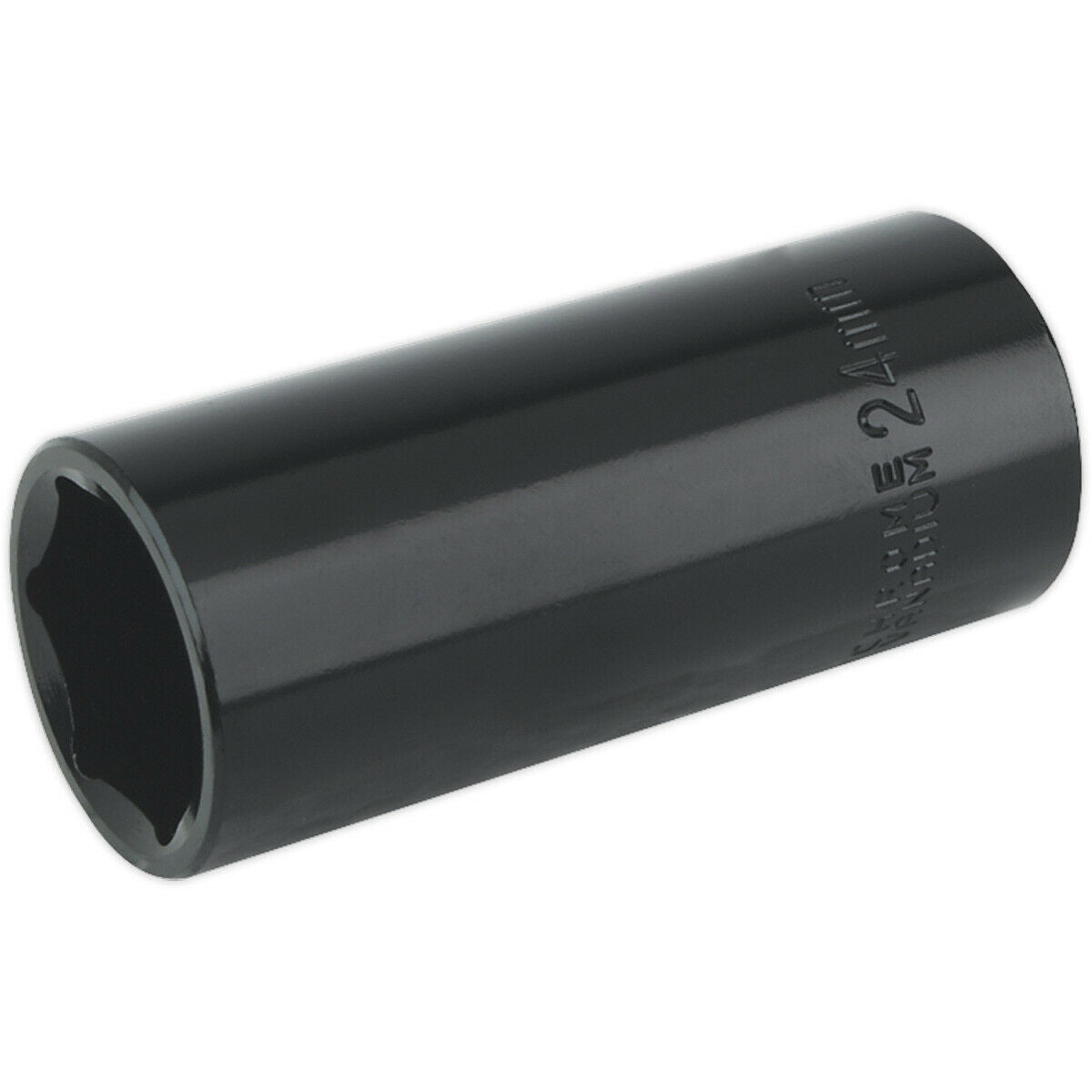 24mm Forged Deep Impact Socket - 1/2 Inch Sq Drive Chrome Vanadium Wre ...