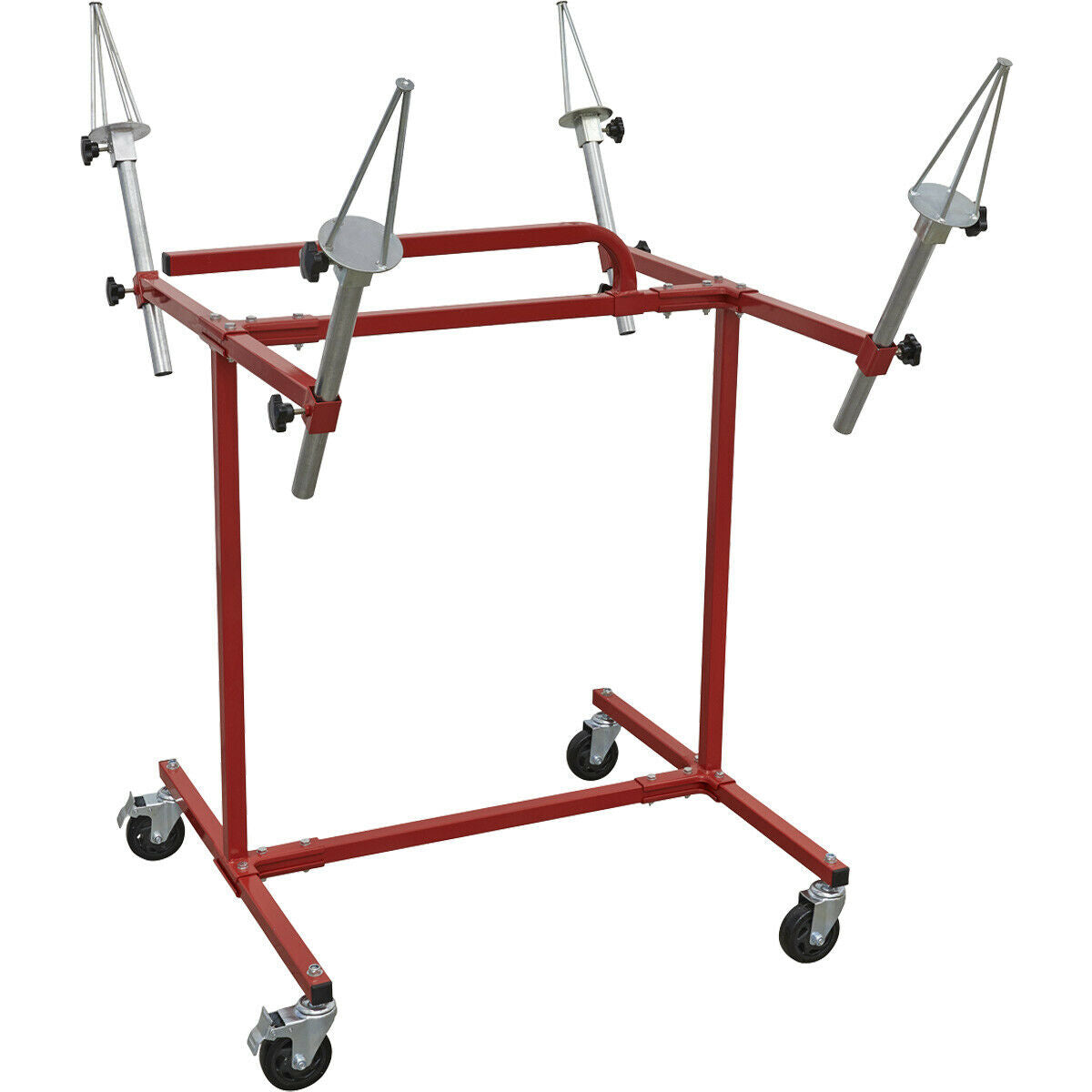 Heavy Duty Alloy Wheel Repair Stand - 4 Wheel Capacity - Fully Adjusta ...
