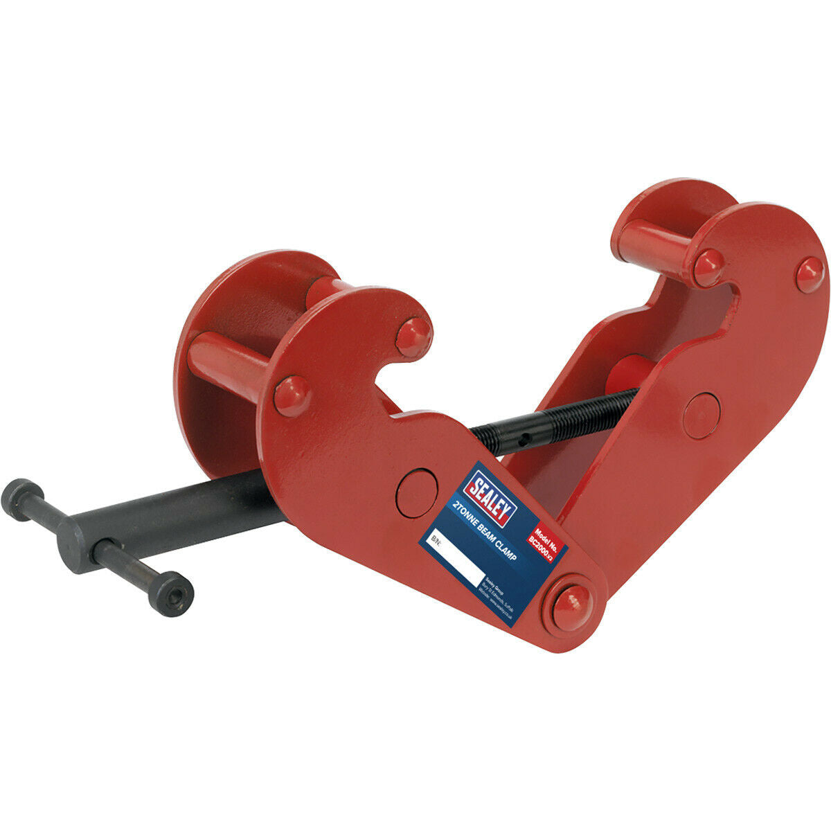 2 Tonne Beam Clamp - Semi-Permanent Steel Beam Attachment - Lifting Po ...