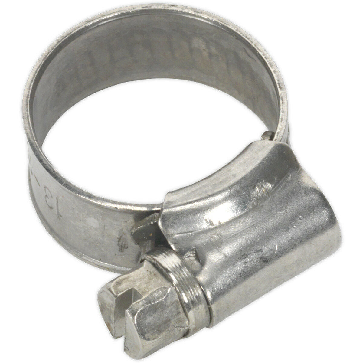 10 PACK Stainless Steel Hose Clip - 13 to 19mm Diameter - Hose Pipe Cl ...