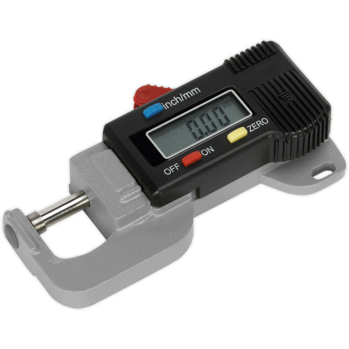 Digital External Micrometer - 0mm to 12.7mm - LCD Display - Spring Loa ...