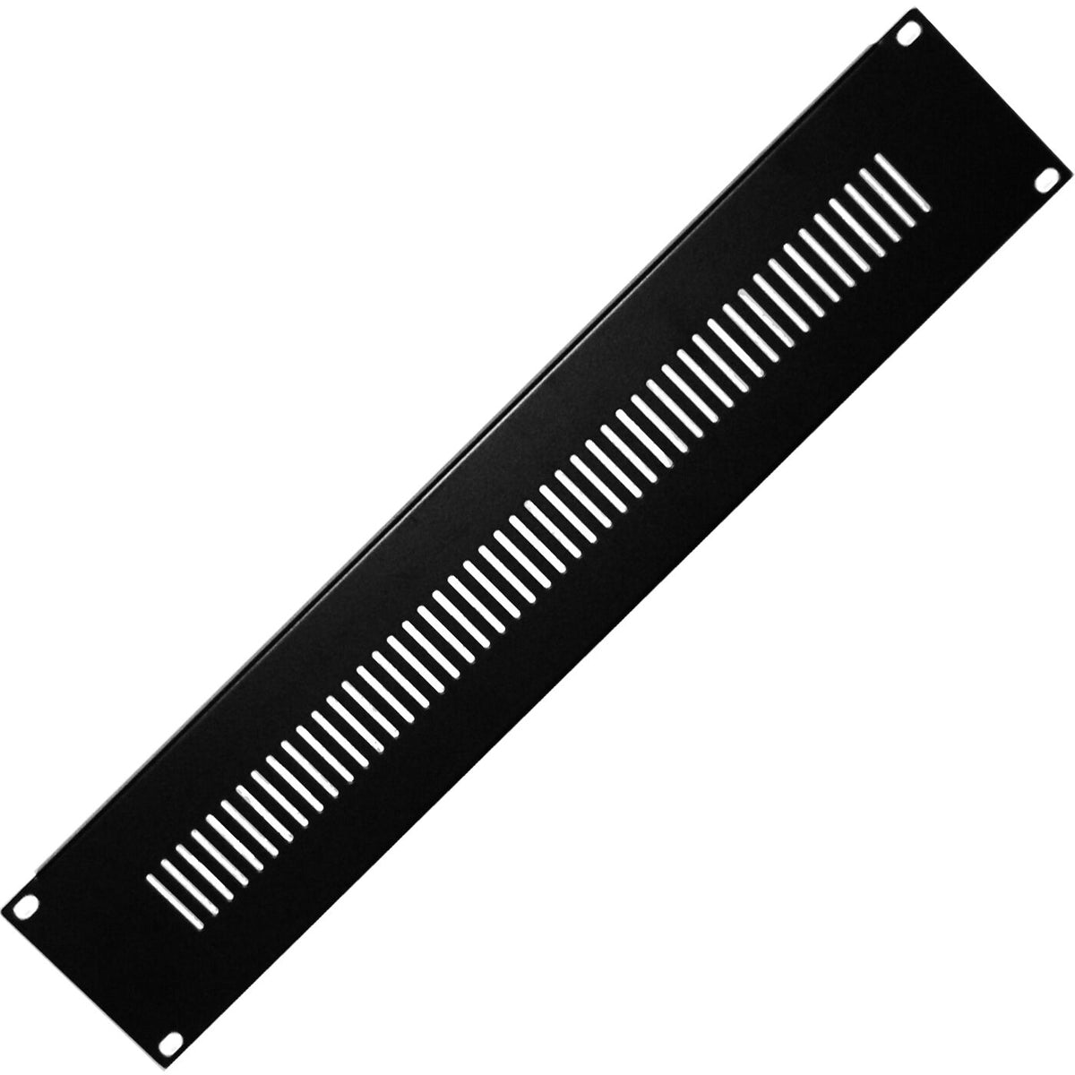 19" 2U Vented Blanking Rack Patch Panel Module Cover Plate Mount Equip ...