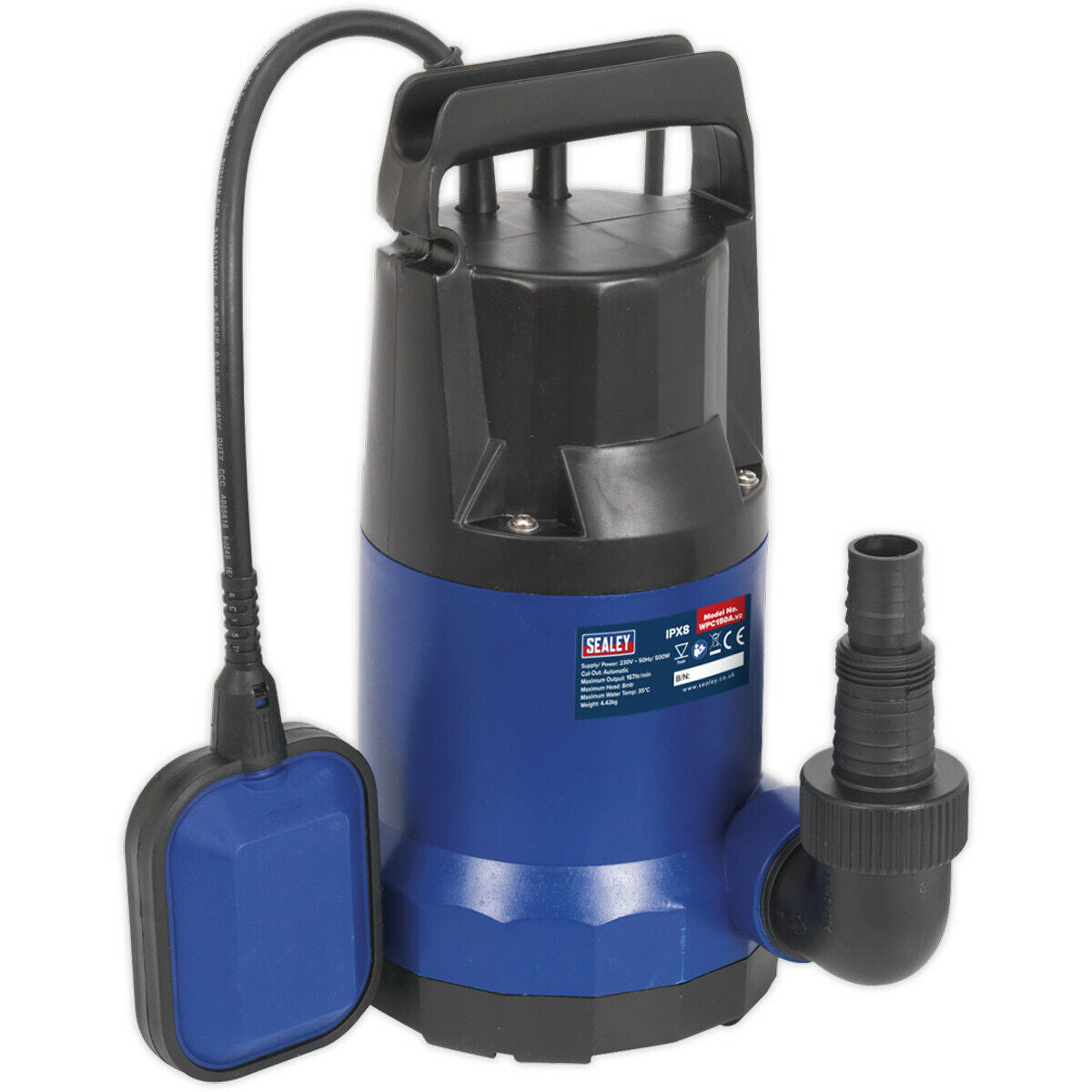 Submersible Water Pump - 167L/Min - Automatic Cut-Out - 500W Motor - 2 ...