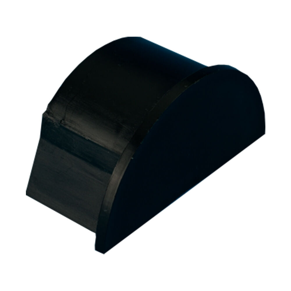 30mm x 15mm Smooth Fit End Cap Black Adapter Trunking Cover Conduit Pi ...