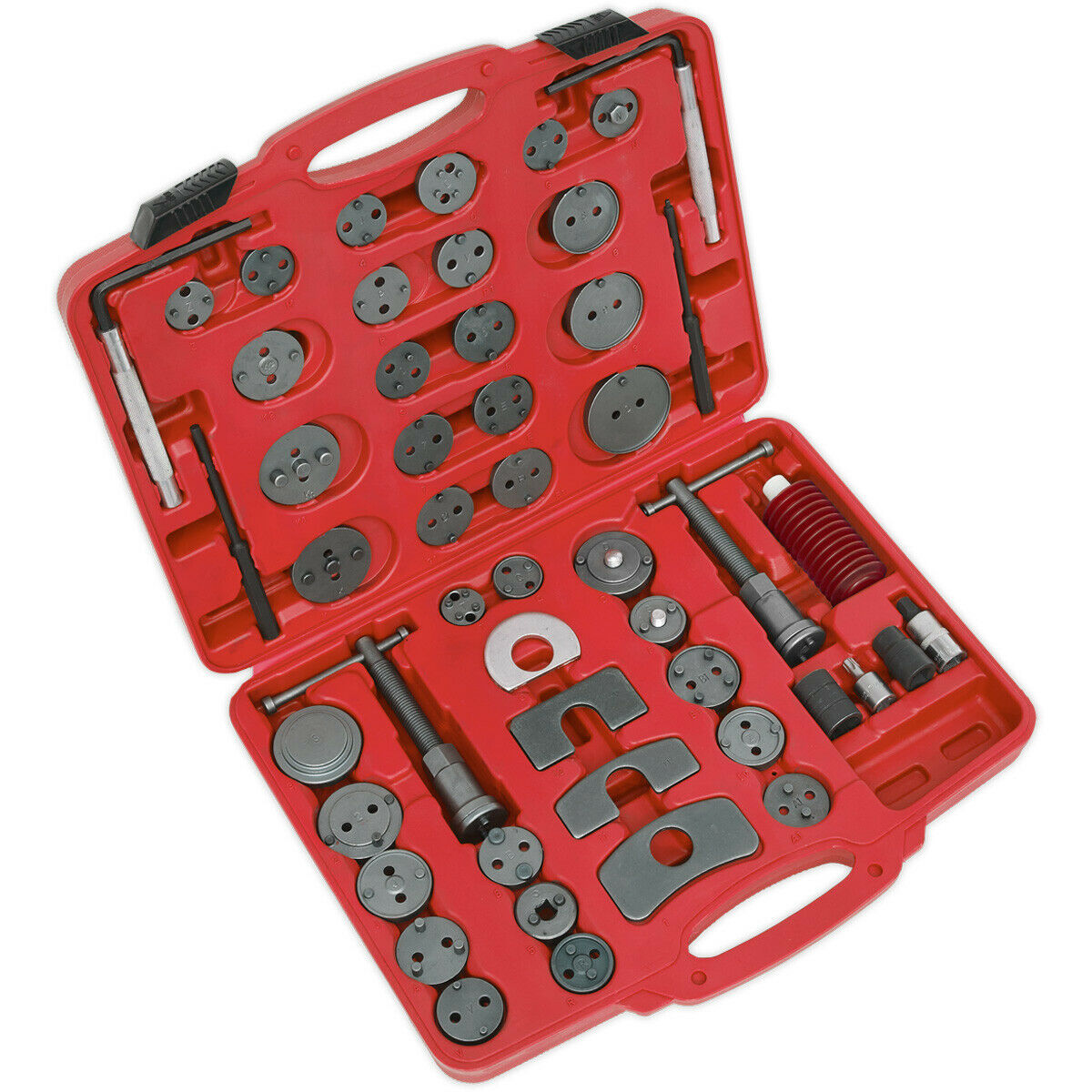 50 Piece Brake Piston Tool Kit - Push & Wind Back Brake Pistons - Stor ...