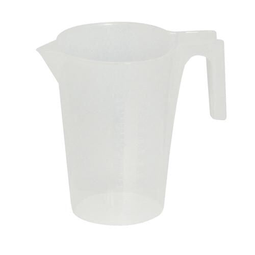 5L Polyethylene Measuring Jug Litre Metric Liquid Pourer 120 Degrees M ...