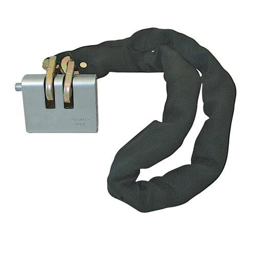 600mm Sleeved High Security Chain 10mm Thick Hardened Steel Links Moto ...