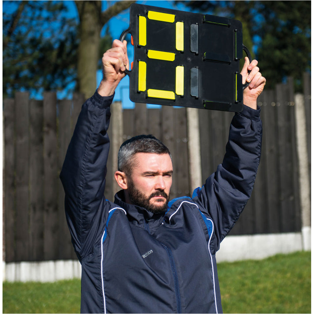 Small Analogue Substitues Number Board - Football Sideline Player Sign ...