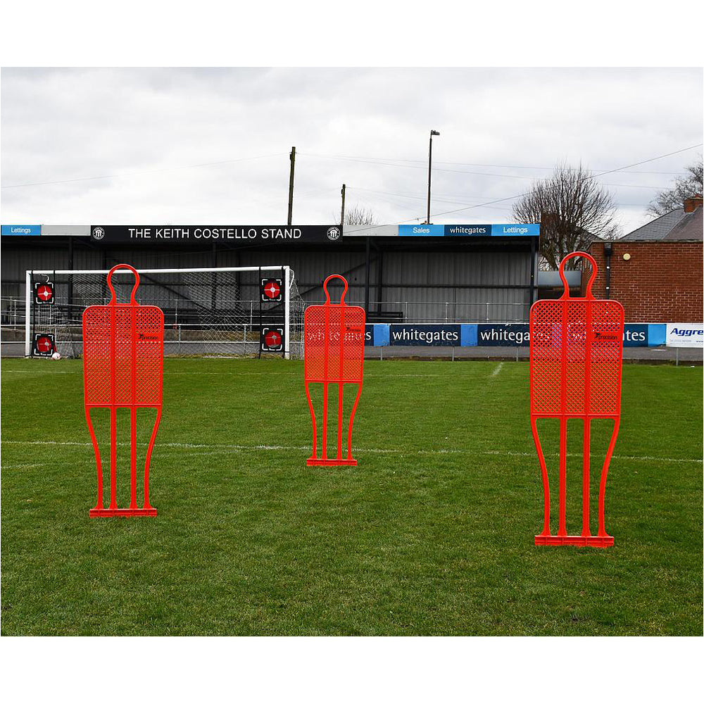 Single 6ft 5 Inch RED Football Mannequin - Set Piece Dummy Defender Tr ...