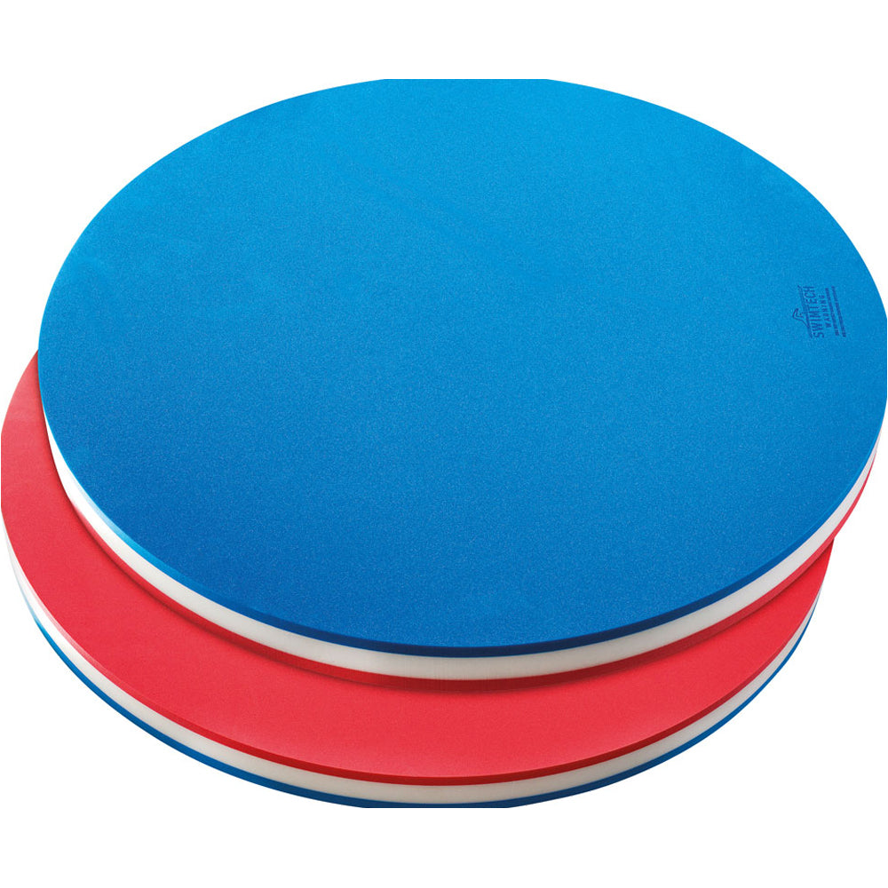 Swimming Pool Raft Float - 94cm Round x 6cm Thick - Water Walk Board ...