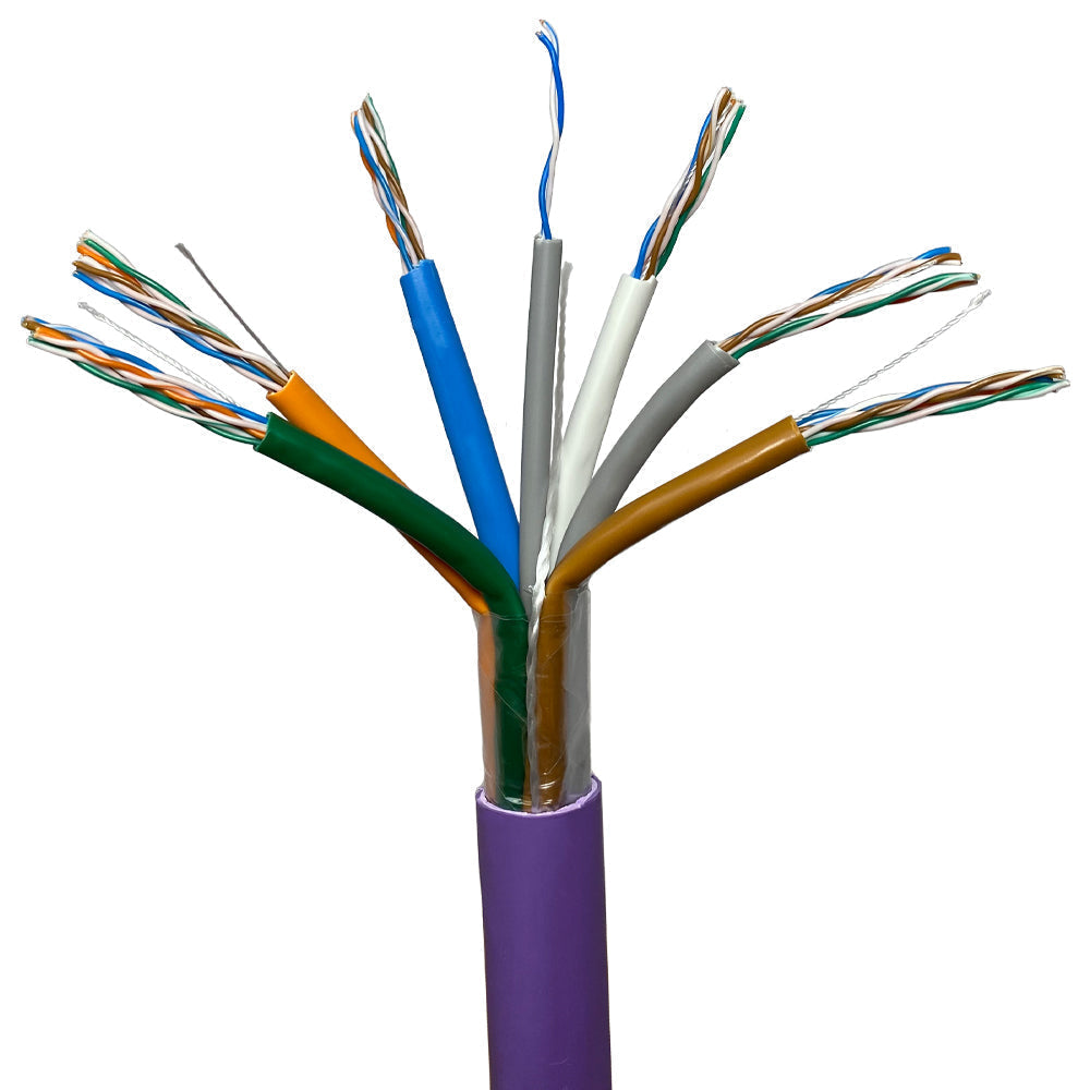 Low Smoke CAT5e Cable 25 Pair Multi-Core UTP Ethernet Network LAN RJ45 ...